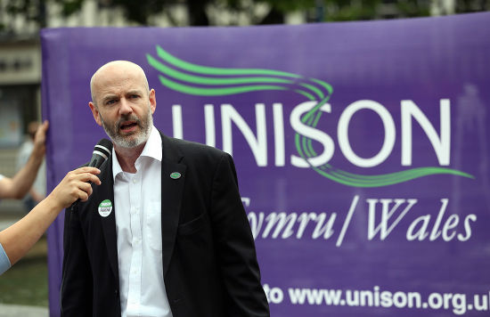 Dominic Macaskill Unison Speaking Castle Square Editorial Stock Photo ...