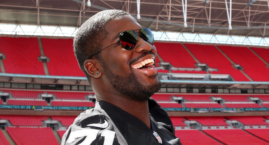 Menelik Watson Tackle Oakland Raiders Editorial Stock Photo - Stock ...