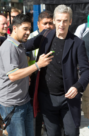 Peter Capaldi Poses Selfie Fan Editorial Stock Photo - Stock Image ...