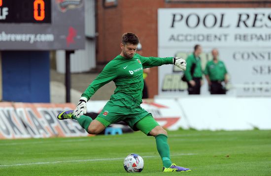 Goalkeeper Scott Flinders Hartlepool United Editorial Stock Photo ...