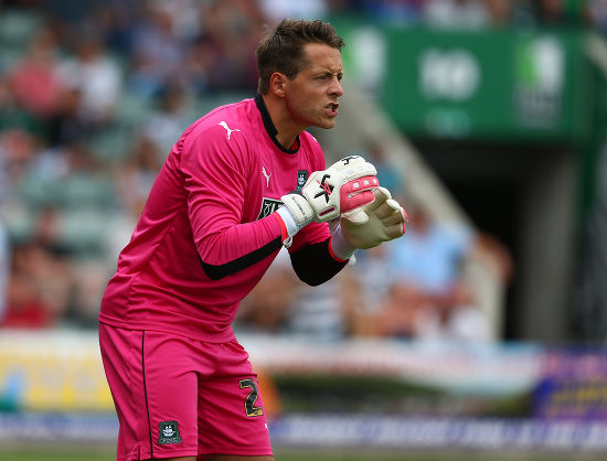 Plymouth Argyle Goalkeeper Luke Mccormick Editorial Stock Photo - Stock ...