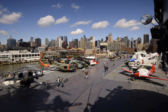 View Across Main Deck Uss Intrepid Editorial Stock Photo - Stock Image ...