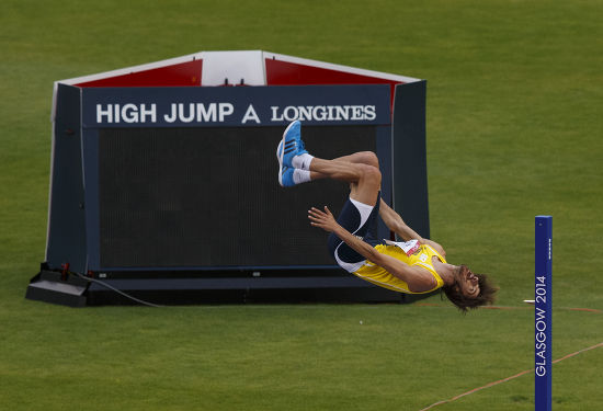 Athletics High Jump Kyriakos Ionannou Cyprus Editorial Stock Photo ...
