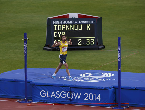 Athletics High Jump Kyriakos Ionannou Cyprus Editorial Stock Photo ...