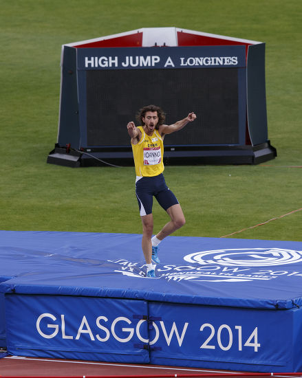 Athletics High Jump Kyriakos Ionannou Cyprus Editorial Stock Photo ...