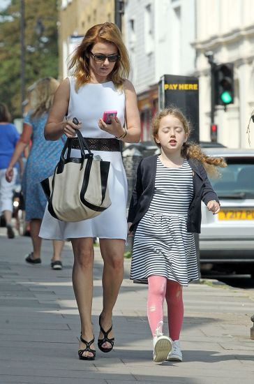 Geri Halliwell Daughter Bluebell Editorial Stock Photo - Stock Image ...