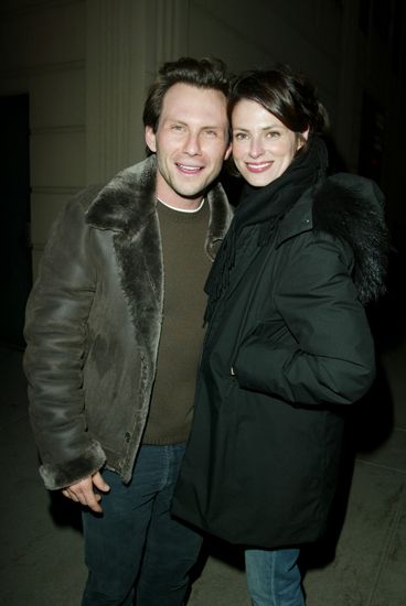 Christian Slater Wife Ryan Haddon Editorial Stock Photo - Stock Image ...
