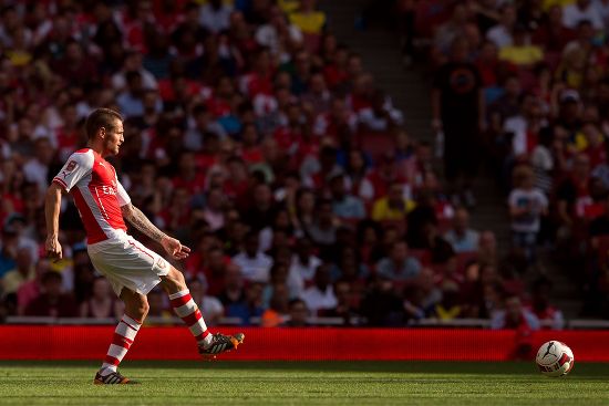Mathieu Debuchy Arsenal Editorial Stock Photo - Stock Image | Shutterstock