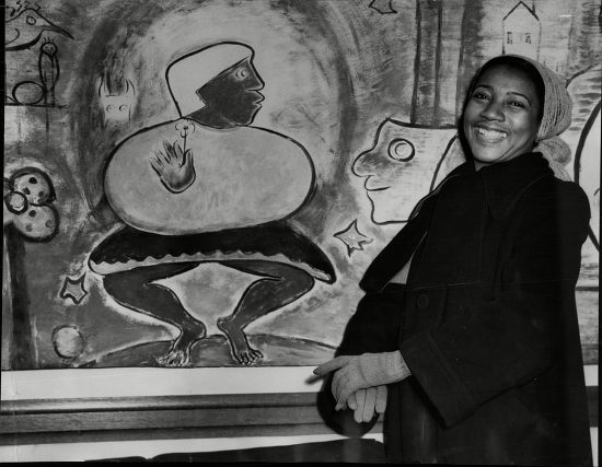 Thelma Johnson Streat American Dancer Artist Editorial Stock Photo ...