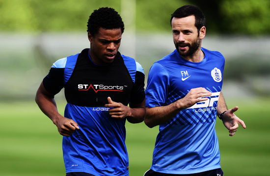 Loic Remy Qpr Trains Masseur Freddy Editorial Stock Photo - Stock Image ...