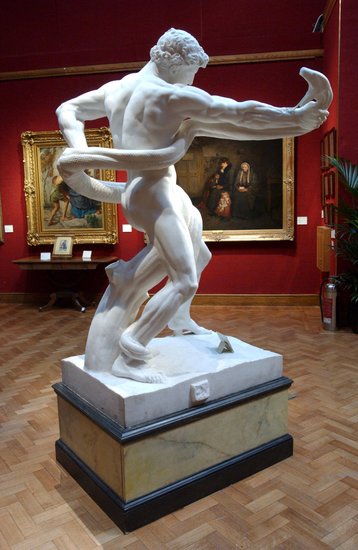 Athlete Wrestling Python Marble Statue By Editorial Stock Photo - Stock ...