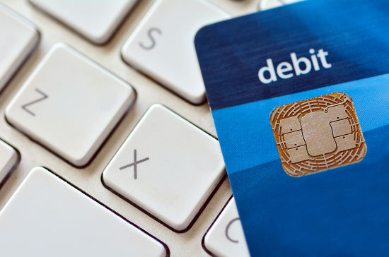 Debit Card On Computer Keyboard Editorial Stock Photo - Stock Image ...
