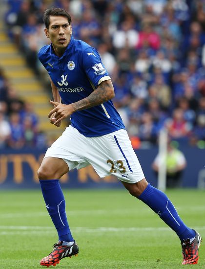 Leonardo Ulloa Leicester City Editorial Stock Photo - Stock Image ...