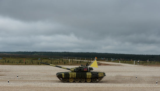 Armenian Tank Competes During Tank Biathlon Editorial Stock Photo ...