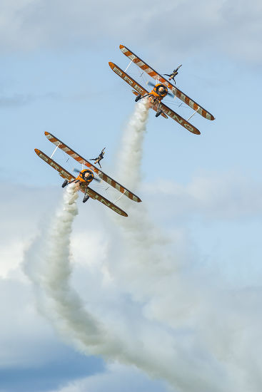 Breitling Wing Walkers Do Acrobatic Display Editorial Stock Photo ...