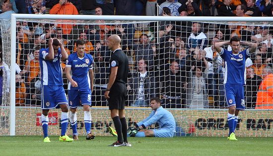 Despair Cardiff After Wolves Late Winning Editorial Stock Photo - Stock ...