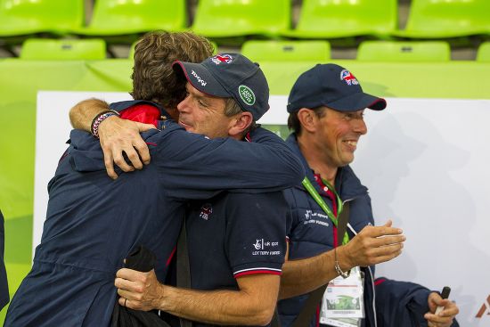 Alan Davies Carl Hester After Team Editorial Stock Photo - Stock Image ...