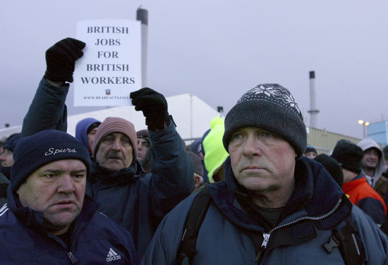 Worker Holds British Jobs British Workers Editorial Stock Photo - Stock ...