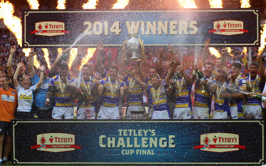 Leeds Rhinos Celebrate Winning Game Editorial Stock Photo - Stock Image ...