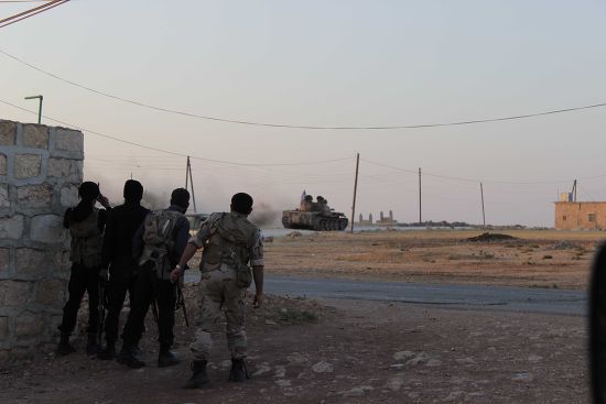 Fighters Fsa Took Positions Front Lines Editorial Stock Photo - Stock ...