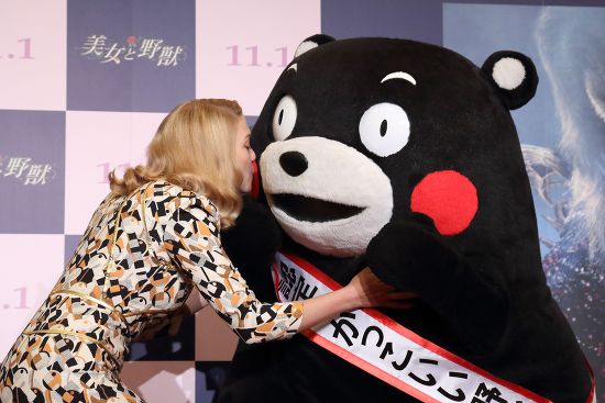 Lea Seydoux Dancing Kumamon Bear Editorial Stock Photo - Stock Image ...