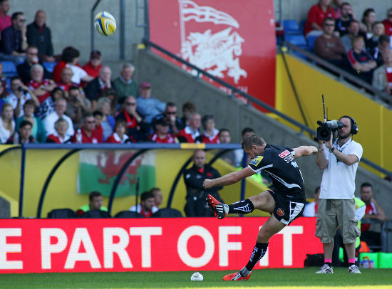 Gareth Steenson Exeter Chiefs Kicks Successful Editorial Stock Photo ...