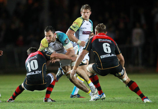 Joe Bearman Ospreys Tackled By Jason Editorial Stock Photo - Stock ...