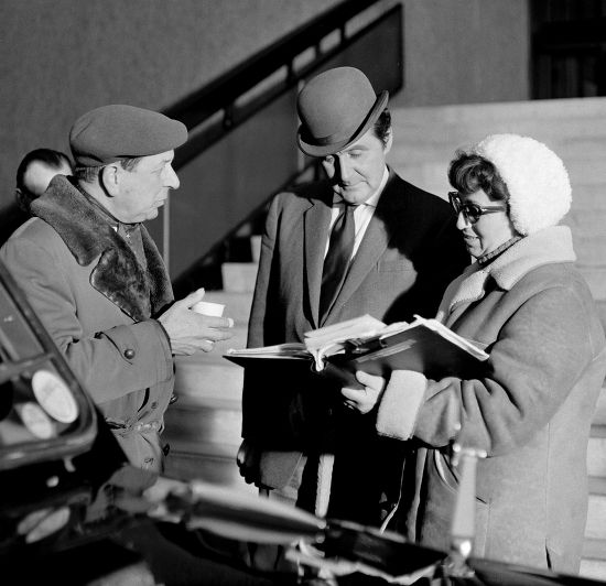 Behind Scenes John Rapley Patrick Macnee Editorial Stock Photo - Stock ...