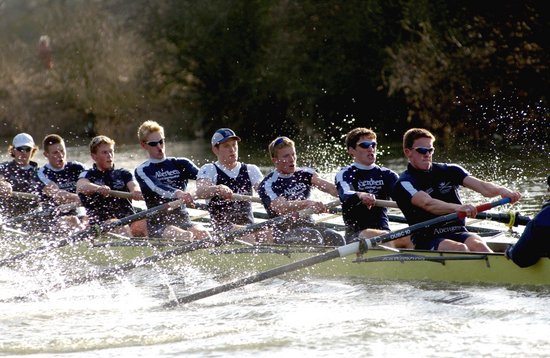 Oxford Rowing Team Training On River Editorial Stock Photo - Stock ...
