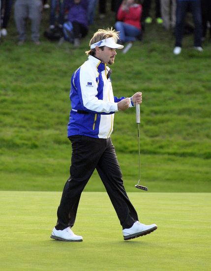 Victor Dubuisson Team Europe Celebrates Winning Editorial Stock Photo ...