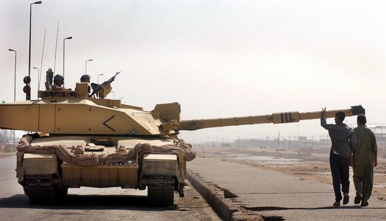 British Challenger Ii Tank Moving Into Editorial Stock Photo - Stock ...