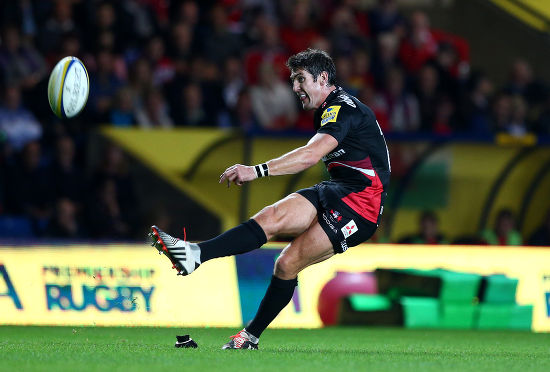 James Hook Gloucester Rugby Kicks His Editorial Stock Photo - Stock ...