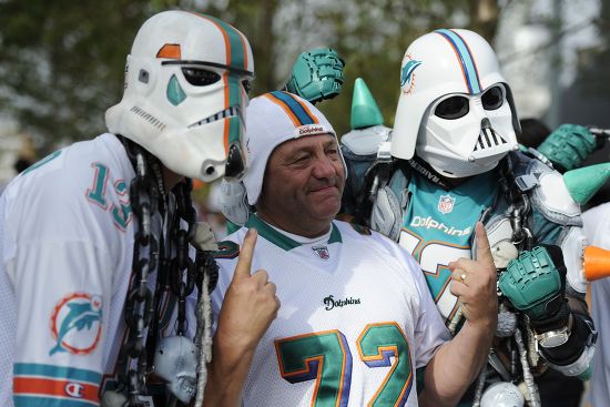Miami Dolphins Fans Pose Photos Editorial Stock Photo - Stock Image ...
