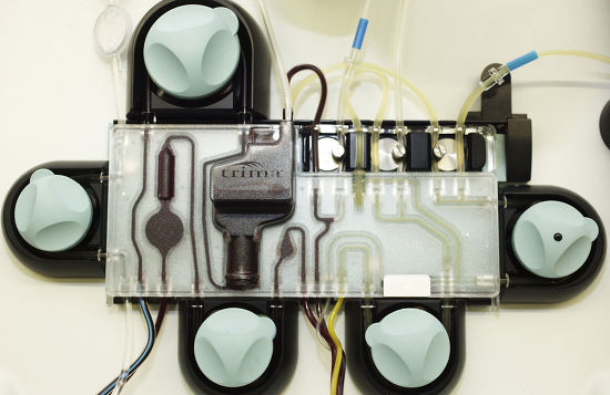 Trima Accel Automated Blood Collection System - Foto de stock de ...