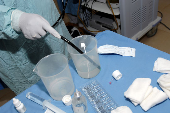 Model Released Doctor Checks Endoscopic Probe Editorial Stock Photo ...