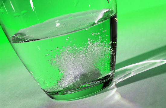 Tablet Effervescing Dissolves Glass Water Editorial Stock Photo - Stock ...