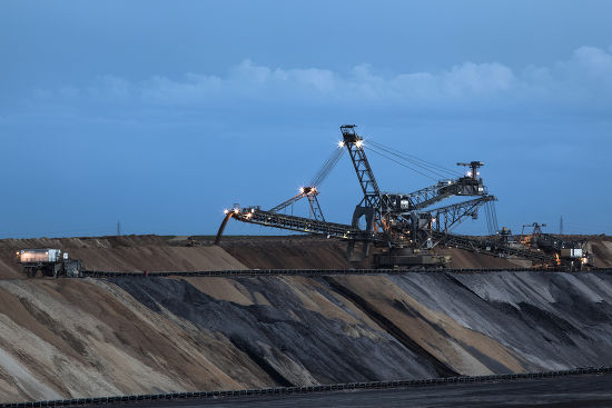 Opencast Lignite Mining Spreader Lookout Point Editorial Stock Photo ...