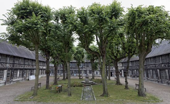Medieval Plague Cemetery De Saintmaclou Rouen Editorial Stock Photo ...