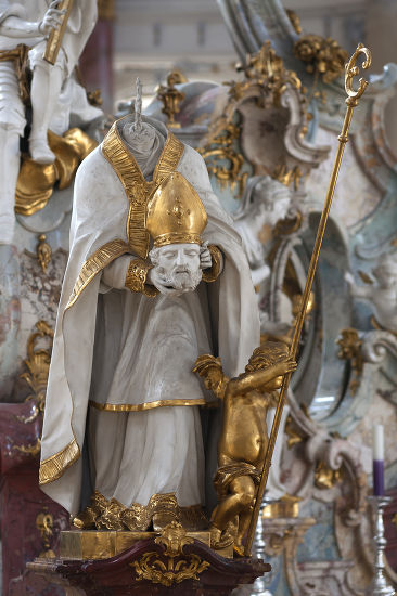 Pope Dionysius Beheaded 3rd Century Altar Editorial Stock Photo - Stock ...
