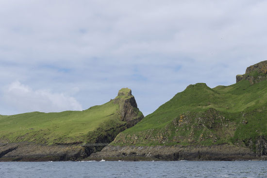 Socalled Atlantic Bridge Between Mykines Faroe Editorial Stock Photo ...