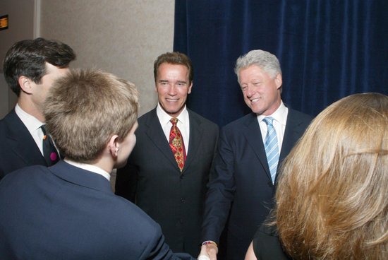 Arnold Schwarzenegger Bill Clinton Editorial Stock Photo - Stock Image ...