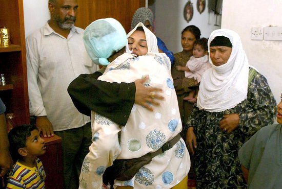 Hanan Saying Farewell Her Family She Editorial Stock Photo - Stock ...