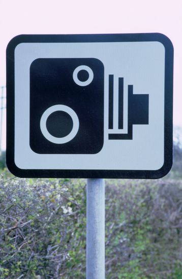Speed Camera Road Sign Editorial Stock Photo - Stock Image | Shutterstock