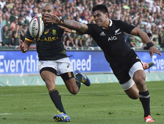 Cornal Hendricks Springboks Competes Malakai Fekitoa Editorial Stock ...