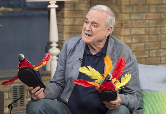 John Cleese Wearing Parrot Slippers Editorial Stock Photo - Stock Image ...