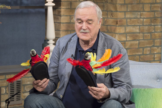John Cleese Wearing Parrot Slippers Editorial Stock Photo - Stock Image ...