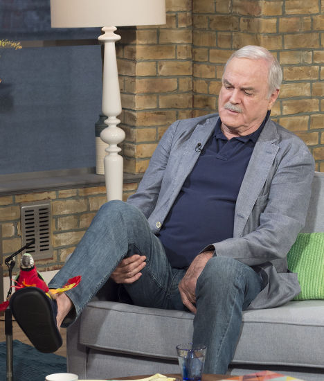John Cleese Wearing Parrot Slippers Editorial Stock Photo - Stock Image ...