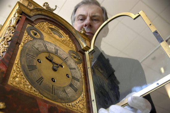 Michael Turner Head Clocks Rare Table Editorial Stock Photo - Stock ...
