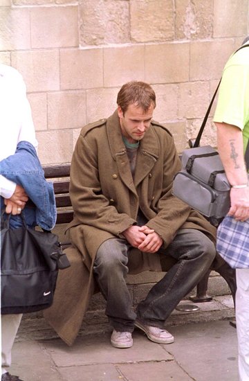 Jonny Le Miller Resting While Filming Editorial Stock Photo - Stock ...
