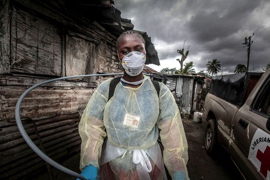 Liberian Red Cross Burial Team Editorial Stock Photo - Stock Image ...